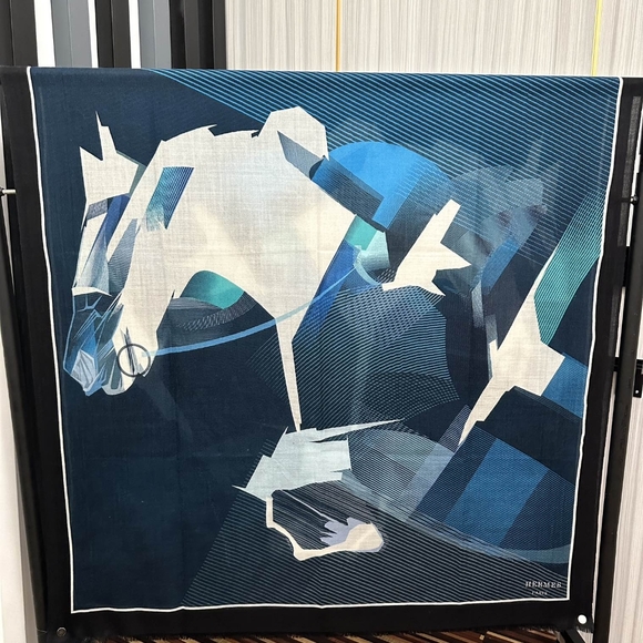 Hermes | Accessories | Hermes Elegant Cashmere Shawl With Exquisite ...